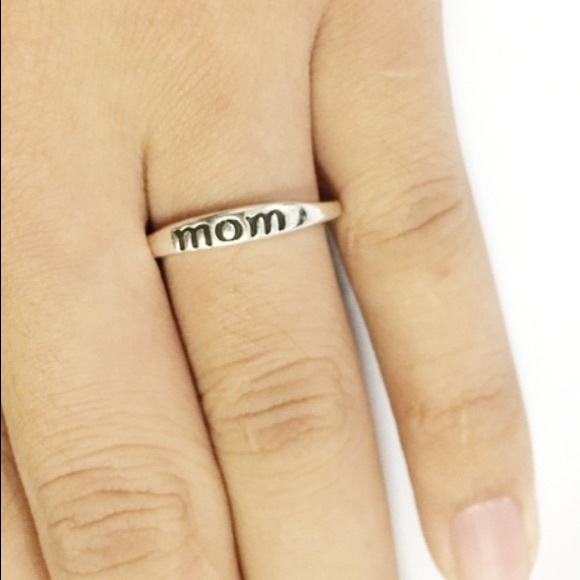 Boutique | Jewelry | Silver Mom Ring | Poshmark
